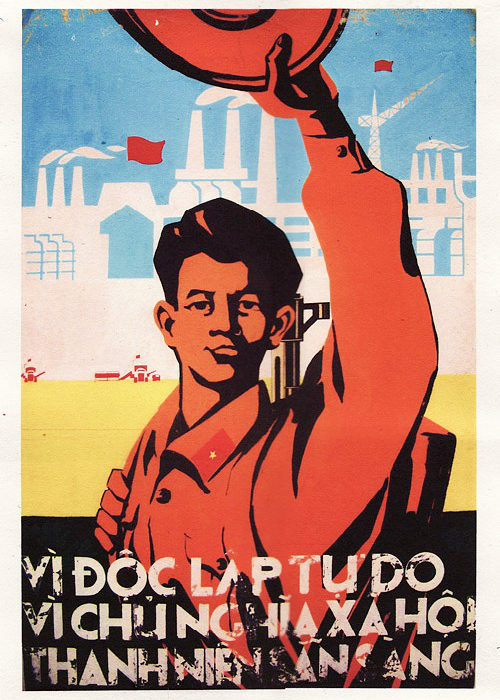 For Independance And Freedom - Vietnam Propaganda Art Posters